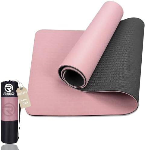 HJB VISSO Yoga Mat, Non Slip Pilates Fitness Exercise Mat with ...