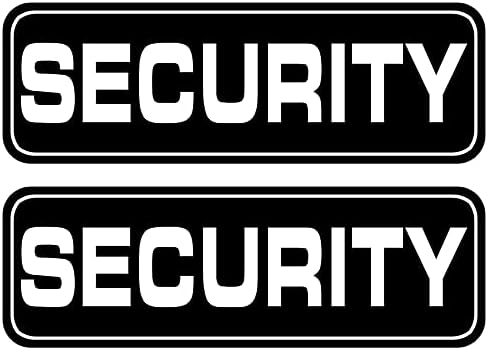 Amazon.com: 2 Pack (18"×6") Heavy Duty Security Officers Magnetic Signs ...