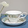 Amazon.com | LE POTOCIO Bone China Tea Cup and Saucer, Bone China Tea Coffee Cup and Saucer Set ...