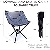 Amazon.com: Symkamppo Outdoor Folding Camping Chair, Pop Up Chairs Set ...