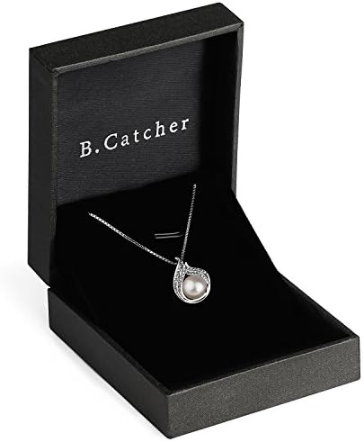 B.Catcher collana e ciondolo abbraccio con perla argento s925“Hug with ...
