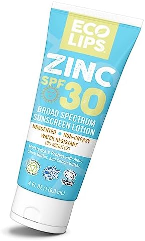 Amazon.com: Eco Lips SPF 30 Broad Spectrum Zinc Mineral Sunscreen ...