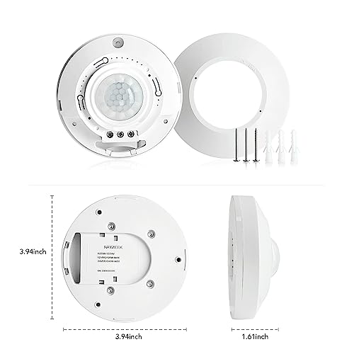 RAYZEEK DC 12/24V 10A Low Voltage Ceiling Sensor Pir Occupancy Motion ...