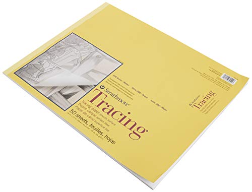 Strathmore 300 Series Tracing Paper Pad, Tape Bound, 14x17 inches, 50 ...