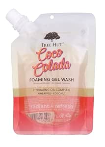 Amazon.com : Tree Hut Foaming Gel Wash Travel Size Coco Colada 3.3oz ...