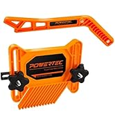 POWERTEC 71554 2-Piece Universal Featherboard Woodworking Safety Kit w ...