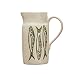 Amazon.com: Creative Co-Op Coastal Stoneware Pitcher with Painted Fish ...