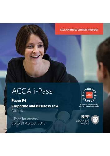 Buy ACCA F4 Corporate and Business Law (Global): iPass Book Online at ...
