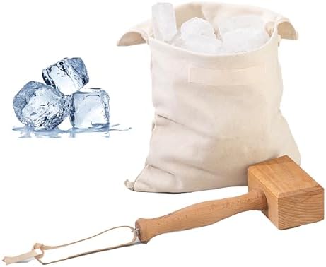 Amazon.com: Cocktail Kingdom® The "Schmallet" Ice Mallet and Lewis Bag ...
