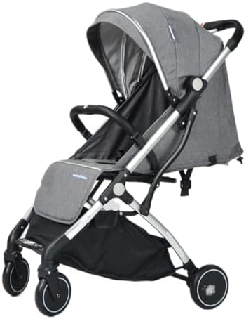 Mamakiddies Baby Pram & Stroller, One-Hand Compact Fold, Ultra-Light ...