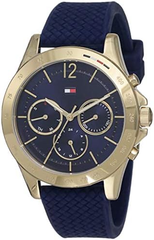 Tommy Hilfiger Women Leather Analog Blue Dial Watch-Th1791807W, Band ...
