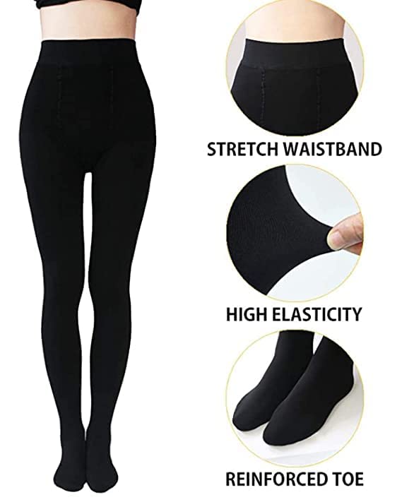 Buy BriKSHi Women's winter Pantyhose(24 to 36) Stretchable Fleece Warm ...