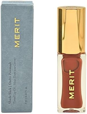 Amazon.com : Merit Shade Slick Classics Tinted Lip Oil - Au Naturel ...