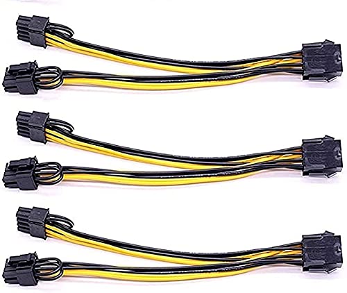The Techy Way (Pack of 3) PCI E Splitters 8 Pin GPU Pcie PCI Express ...