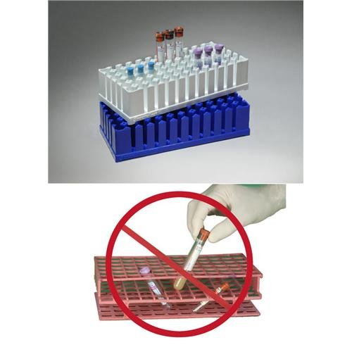 FTR Enterprises SRB Smooth Rack Test Tube Rack, Blue: Amazon.com ...