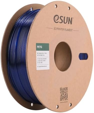 Amazon.com: eSUN PETG Filament Translucent Blue, 3D Printing Filament ...