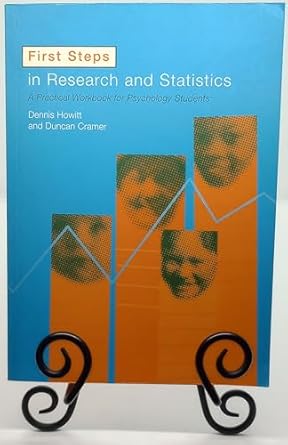 Amazon.com: First Steps In Research and Statistics: A Practical ...