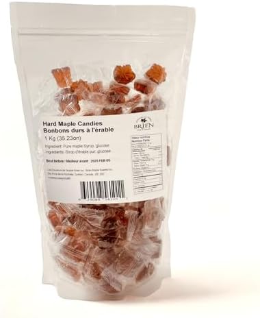 Amazon.com : Maple Drops Hard Candies 5 oz Bag Made with Real Maple ...