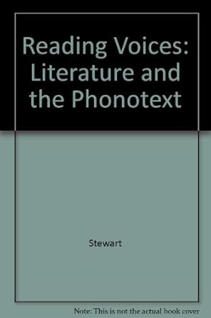 Buy Reading Voices: Literature and the Phonotext Book Online at Low ...