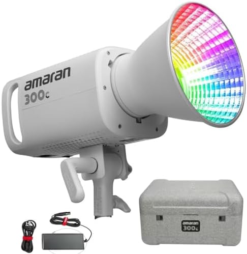 Amazon.com : Aputure Amaran 300c RGB COB Video Light Bowen Mount,300w ...