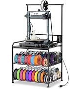 Amazon.com: AHOWPD 3D Printer Rack Filaments Storage - Rolling 3d ...