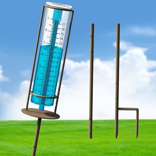 Amazon.com : Rain Gauges for Yard, Rain Gauge Glass Rain Gauge Outdoor, Rain Gauges for Yard ...