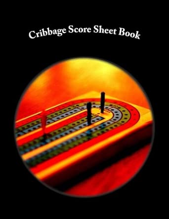 Amazon.co.jp: Cribbage Score Sheet Book: 100 Pages (50 sheets) : 本