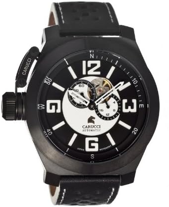 Amazon.com: Carucci Ca2175bk-bk Torre Del Greco Mens Watch : carucci ...