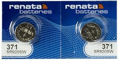 Amazon.com: Renata 371 SR920SW Batteries - 1.55V Silver Oxide 371 Watch ...
