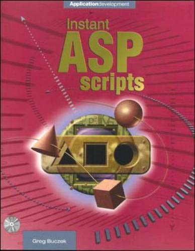 Instant ASP Scripts: Buczek, Greg, Buczek, Greg: 9780071352055: Amazon.com: Books