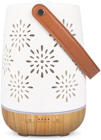 SALUBRITO Essential Oil Diffuser, Wireless & Rechargeable Diffuser for ...