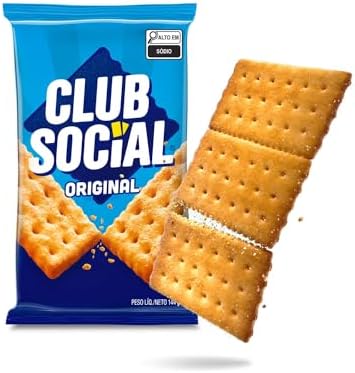 Biscoito Club Social Original 144g : Amazon.com.br: Alimentos e Bebidas