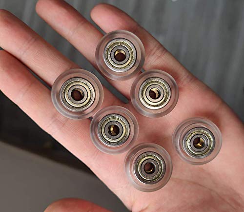 SIMAX3D 26 Pieces Transparent Pulleys Polycarbonate 625zz Wheels ...