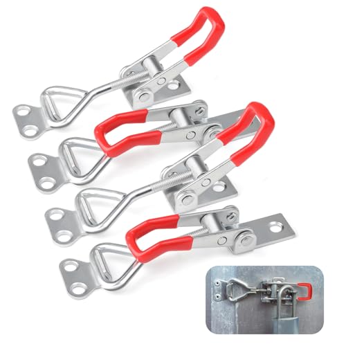 4 Pack Metal Toggle Latch, Adjustable 4001 Style Quick Release Tension ...