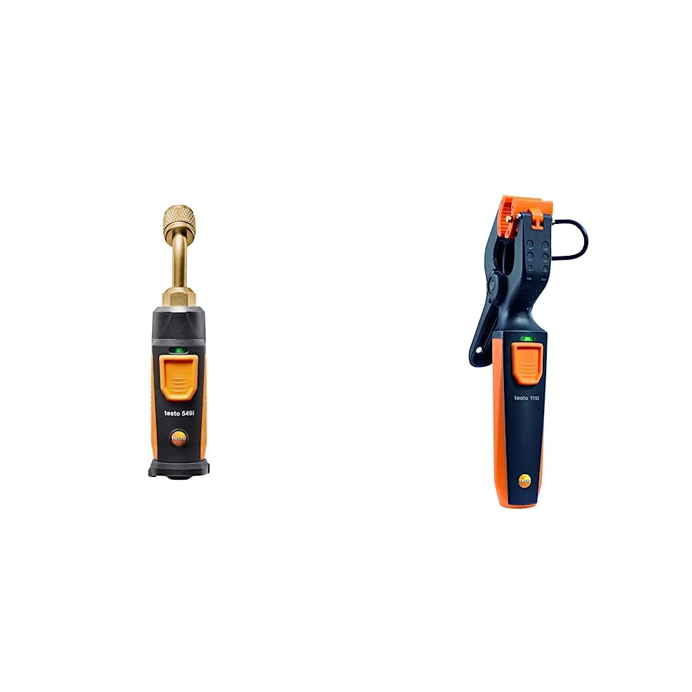 testo High-Pressure Gauge 2nd Generation 45 Degree and testo 115i ...