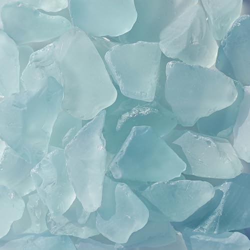 Amazon.com: QYGL Sea Glass Block - 1LB Turquoise Frosted Sea Glass ...