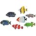 Amazon.com: US Toy Assorted Color and Design Tropical Fish Figure Play ...