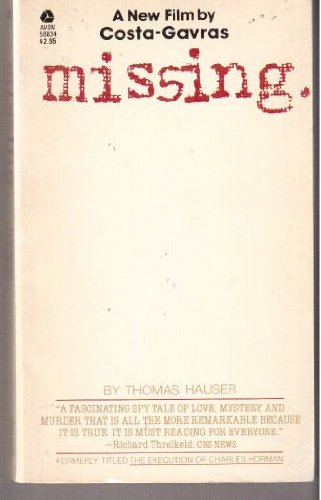 Missing: Hauser, Thomas: 9780380490981: Amazon.com: Books