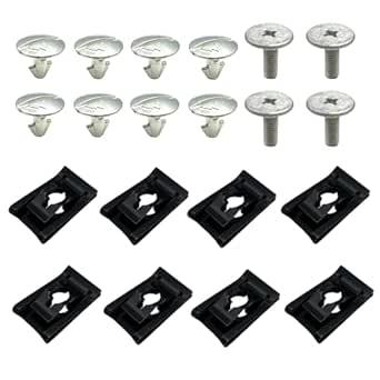 Amazon.com: 20 Pcs Engine Splash Shield Hardware Screws,Lower Engine ...