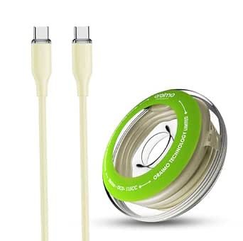 Oraimo Dustproof 60W Fast Charging 1M Type-C to C Premium Silicon Cable ...