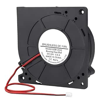 Amazon.com: 1Pc 24V Fan 120x120x32mm 120mm Dual Ball Industrial ...