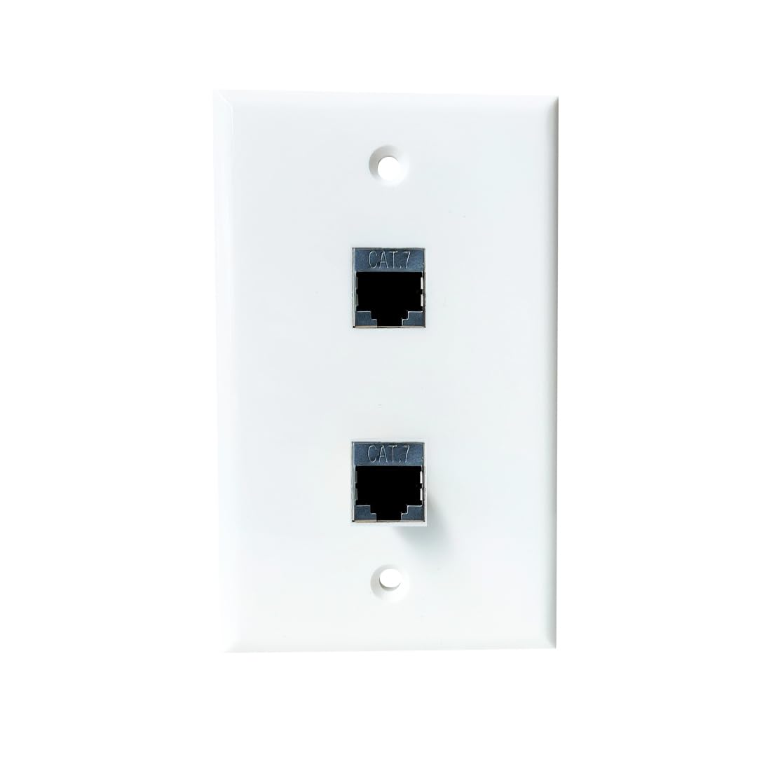 Amazon.com: BOPLAT 2 Port Ethernet CAT7 Wall Plate Female to Female ...