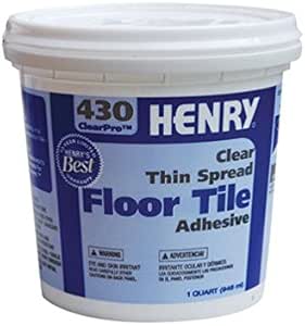 Henry 430 ClearPro Floor Tile Adhesive 1 qt. - Flat Washers - Amazon.com