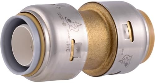 Amazon.com: SharkBite Max 1/2 Inch Polybutylene Transition Coupling, Push to Connect Brass ...