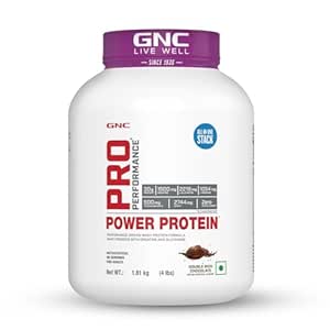 GNC Pro Performance Power Protein | 4 lbs/1.81 Kg | 6 In One Stack ...