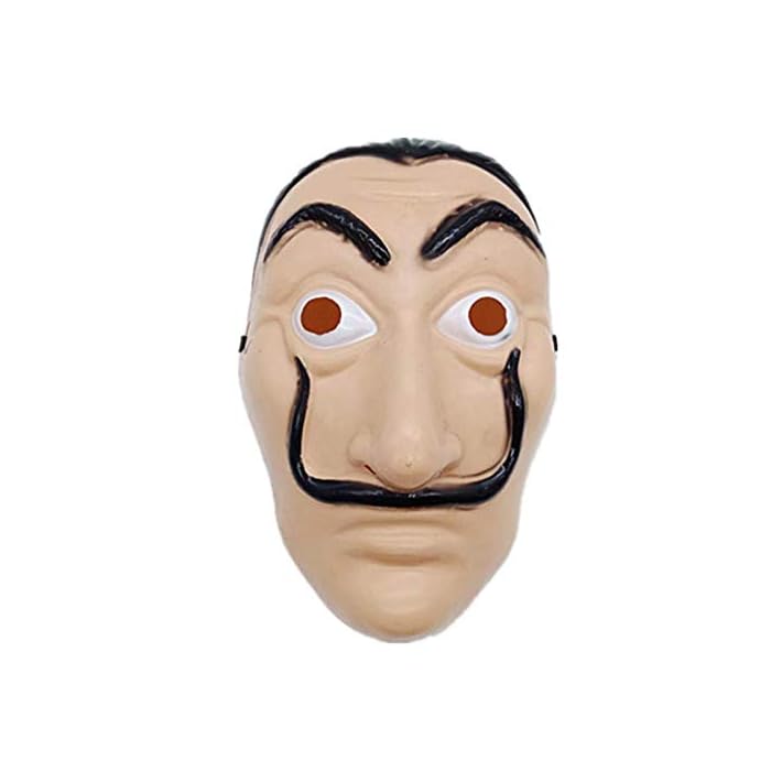Buy La Casa De Papel Face Mask Salvador Dali Cosplay Movie Mask ...