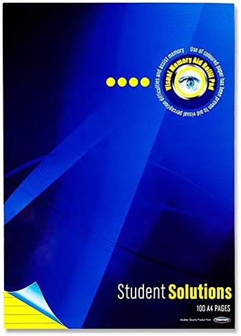 Premier Stationery Student Solutions A4 Visual Memory Pad - Lemon ...