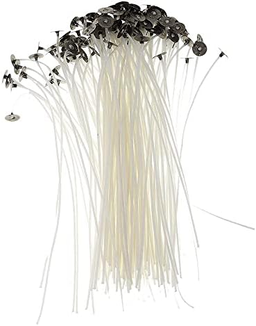 Amazon.com: Natural Candle Wicks Environmentally Friendly Cotton Core ...