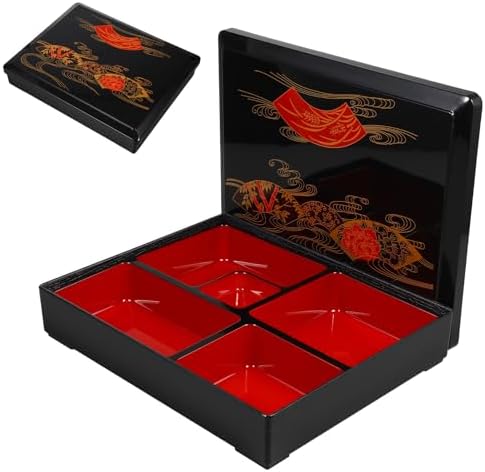 Amazon.com: DOITOOL Japanese Bento Box Adult Lunch Box Traditional ...