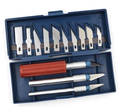 Amazon.com: 13pc Precision Knife Set Kit Exacto Knives Blades Craft ...